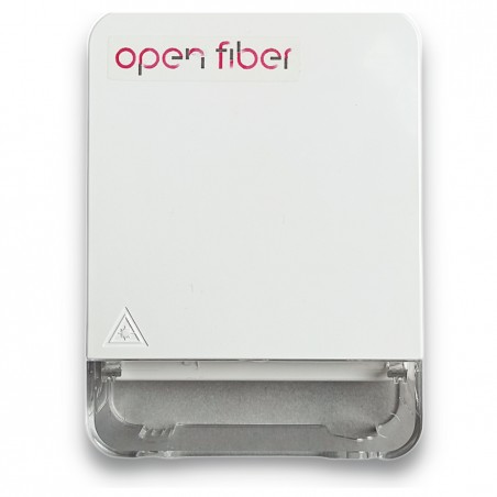 BORCHIA OTTICA PER FIBRA OTTICA OPEN FIBER COPERTURA INFERIORE TRASPARENTE